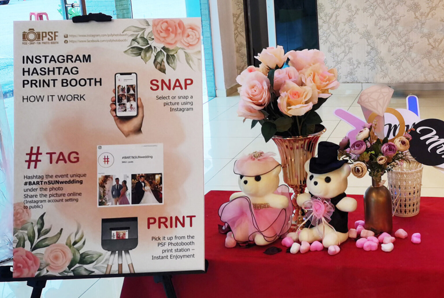 Instagram Hashtag Booth | PSF Photo Booth